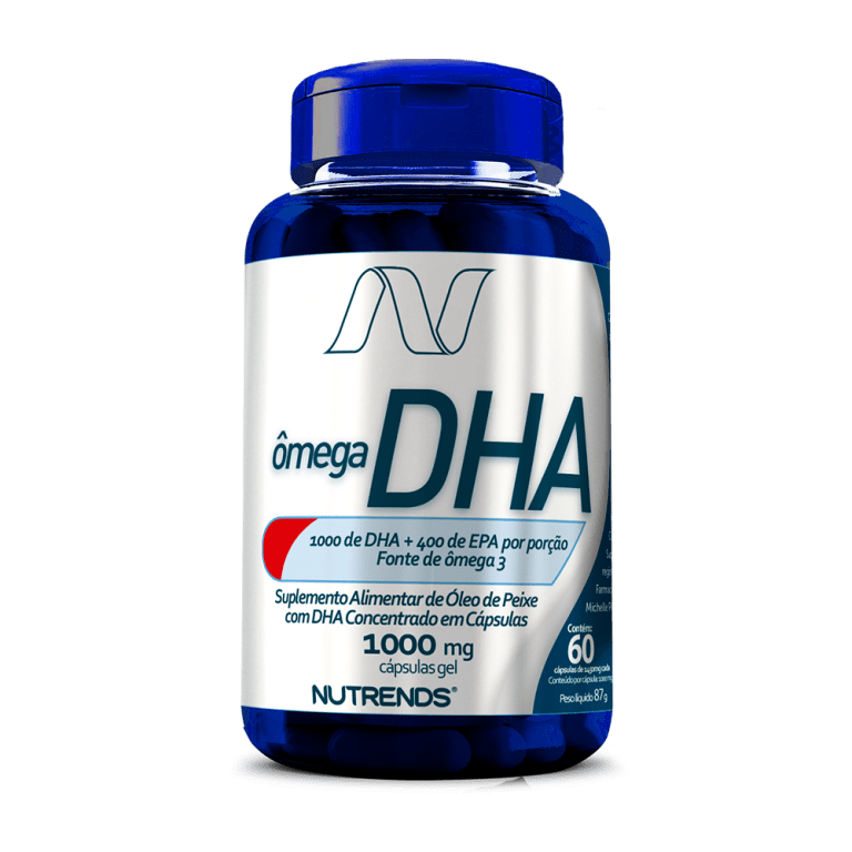 Ômega DHA (1000mg DHA / 400mg EPA) - 60 Cápsulas - Nutrends
